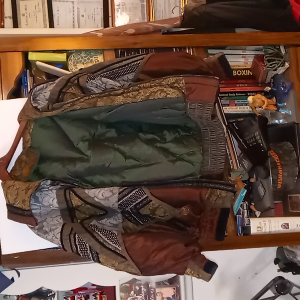 Patchwork Bomber Jacket - Gem